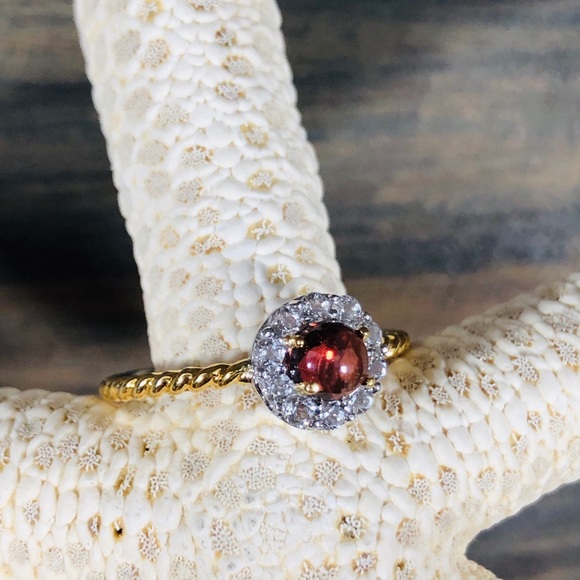 Samuels Jewelers | Jewelry | Genuine Red Garnet Gemstone Ring | Poshmark